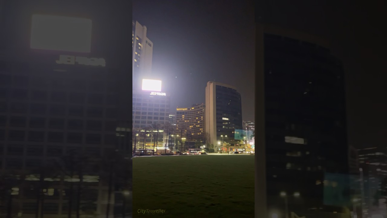 Late night view at Seoul Plaza and The Plaza Hotel - City Traveller Europe